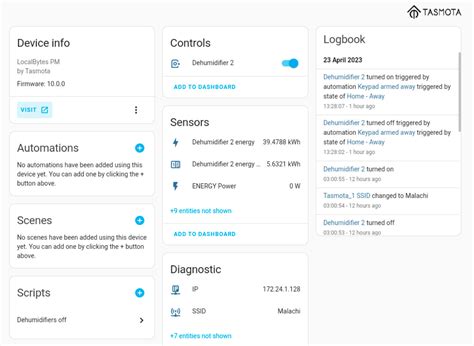 Tasmota Controls Missing Third Party Integrations Home Assistant Community