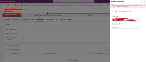 Coe Starter Kit Bug Helper Objectoperationsrun Failed The Method Run Has An Invalid