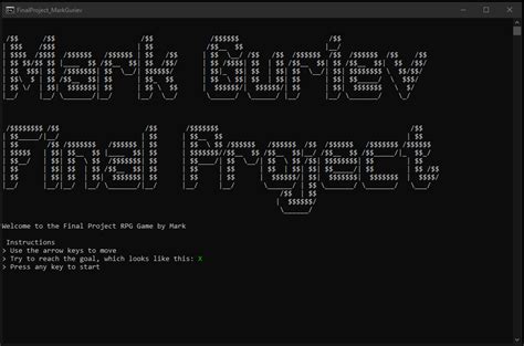 C Basics Final Project By Mark Guriev