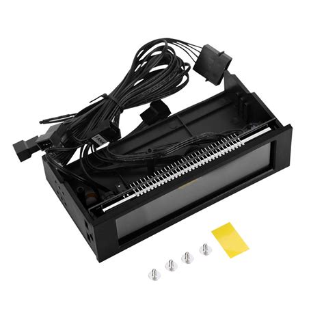 Fans Speed Computer Fan Controller CPU Temperature Sensor PC Cooling Fan Controller Front