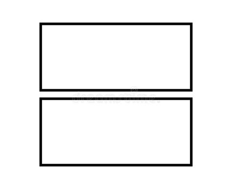 Rectangle Geometric Shapes Outline Black Stroke Symbol Stock Vector Illustration Of Shapes