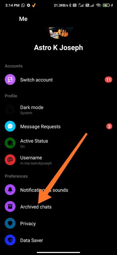 How To See Archived Messages On Facebook Messenger
