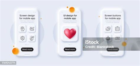 의료 비행 규칙 및 헌혈 라인 아이콘 팩 웹 앱용 3d 전화 모형 벡터 장기 기증에 대한 스톡 벡터 아트 및 기타 이미지 장기 기증 피 모형 Istock