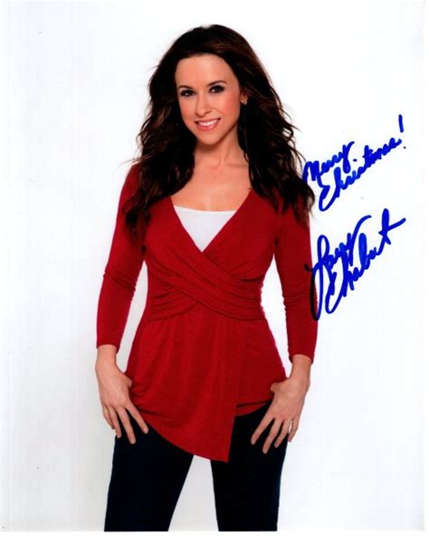 Lacey Chabert Signed Autographed 8x10 Hallmark Merry Christmas Photo