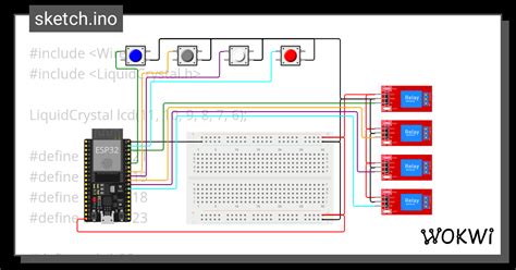 Irrigação Inteligente Wokwi Esp32 Stm32 Arduino Simulator