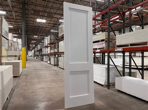 2 Panel Shaker Primed Slab 80 96 1 3 4 Impressa Doors