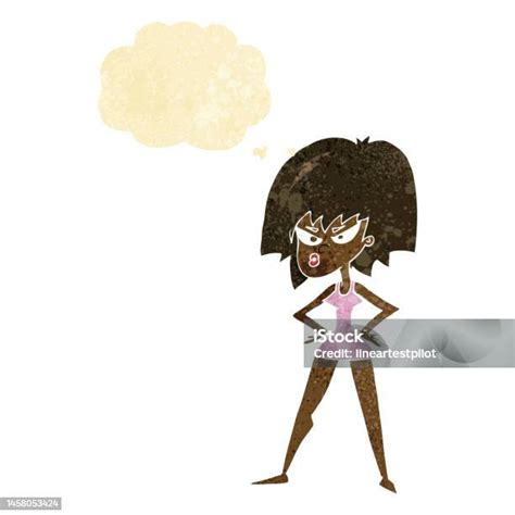 말풍선이 있는 화난 정장용 여자 만화 캐릭터 낙서 드로잉에 대한 스톡 벡터 아트 및 기타 이미지 낙서 드로잉 드레스 만화 Istock