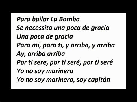 La Bamba Piano Chordslyrics Zzounds Worksheets Library