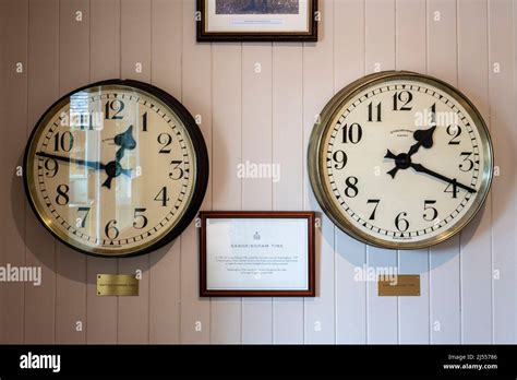 Two Clocks On The Royal Estate At Sandringham Show The Difference