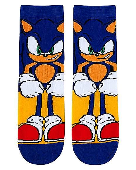 Classic Sonic Crew Socks Sonic The Hedgehog Spencers