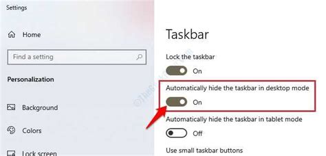 How To Hide The Taskbar In Windows