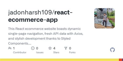 GitHub Jadonharsh React Ecommerce App This React Ecommerce Website Boasts Dynamic Single