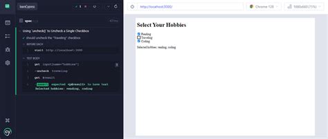 Cypress Uncheck Method GeeksforGeeks