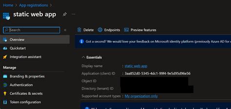 Entra Id Azure Ad Sso And Azure Static Web Apps Blog Of Kliment Andreev A Place So I Won T