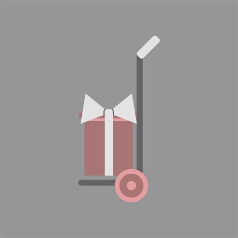 선물 배달 벡터의 평면 아이콘 Eps Ai Uidownload