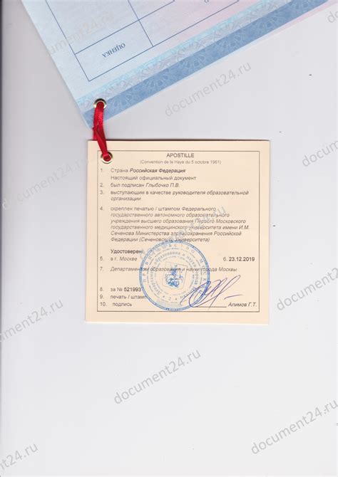 Диплом для Турции апостиль перевод Документ24