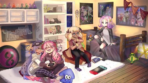 Artstation Splatoon Redraw Fanart