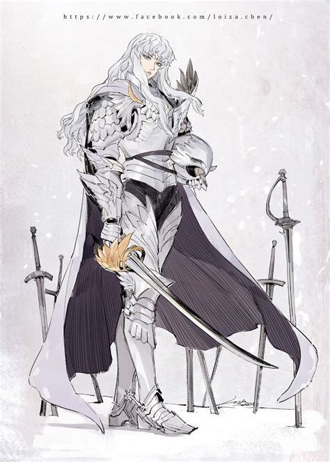 Artstation Griffith Berserk Loiza Chen Griffith Berserk Character Art Berserk