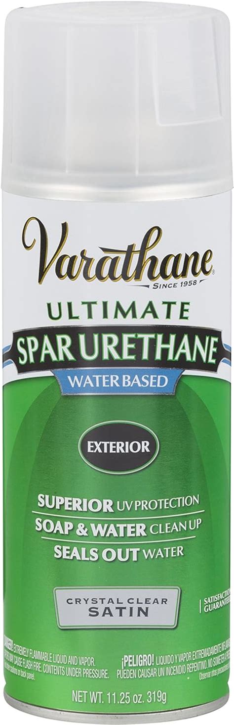 Amazon Com Varathane 250281 Water Based Ultimate Spar Urethane Spray 11 25 Oz Satin