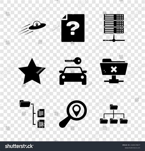 Set Ufo Flying Spaceship Alien Unknown Stock Vector Royalty Free 2169174677 Shutterstock