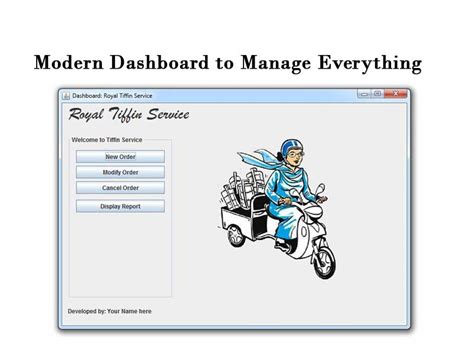 Tiffin Booking System In Java And Mysql Isrg Store