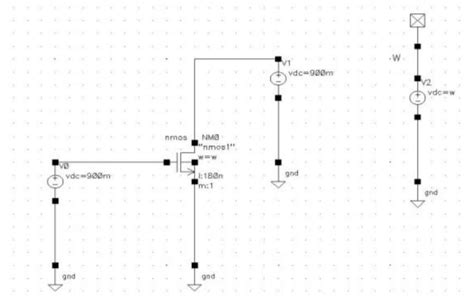 First Model The Nmos Transistor As Shown In Figure 2 Obtain