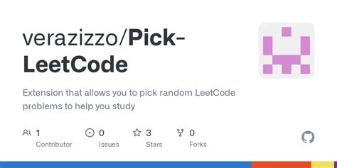 Github Verazizzopick Leetcode Extension That Allows You To Pick
