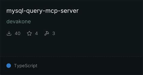 Mysql Query Mcp Server Glama Mysql Query Mcp Server Glama