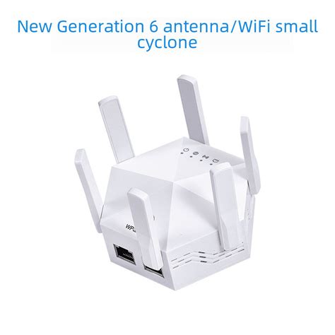 Wifi Signal Amplifier 6 Antenna Dual Frequency Wireless Network Amplifier Wall Through King