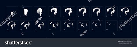 Animation Smoke Smoke Animation Effect Games 스톡 벡터로열티 프리 1395810953 Shutterstock