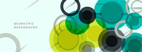 Circle Modern Geometric Backgrounds Templateabstract Illustration