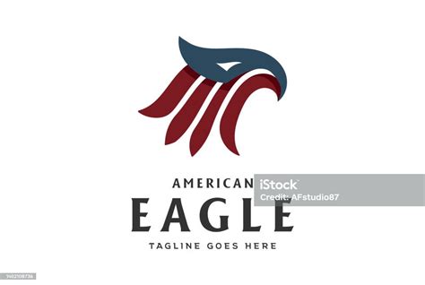 간단한 미니멀리스트 아메리칸 이글 호크 팔콘 헤드 로고 디자인 벡터 갈고리 발톱에 대한 스톡 벡터 아트 및 기타 이미지 갈고리 발톱 군사 권위 Istock