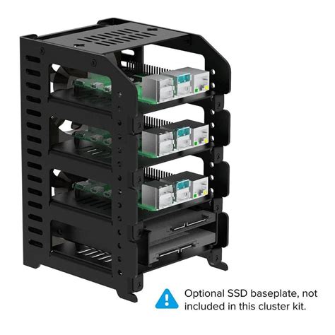 Metal Cluster Rack Case For Raspberry Pi [discontinued] The Pi Hut