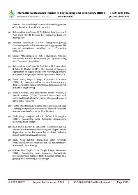 Hierarchical Forecasting And Reconciliation In The Context Of Temporal Hierarchy Pdf