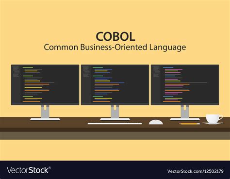 Cobol Common Business Oriented Royalty Free Vector Image