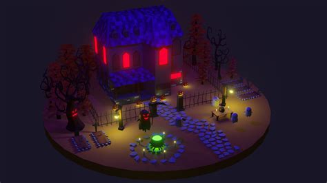 Low Poly Halloween By Imblendinit On Deviantart