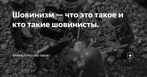 Шовинизм — что это такое и кто такие шовинисты Sharaut Что это такое Дзен