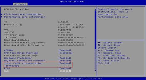 Enable Hardware Virtualization In Biosuefi On Pcs Vt X And Amd V Ds