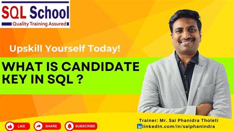 What Is Candidate Key In Sql Microsoft Sql Sql Server