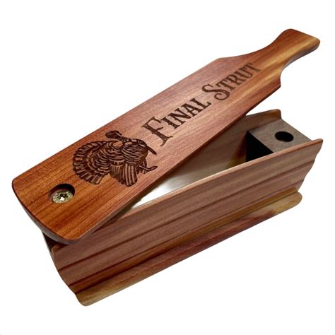 Final Strut Turkey Box Call Bayou Legacy Game Calls