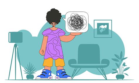 절망감과 절망감에 사로 잡힌 사람 그 남자는 자신의 마음 깊은 곳에서 길을 잃었다는 것을 보여줍니다 감정에 대한 스톡 벡터 아트 및 기타 이미지 Istock