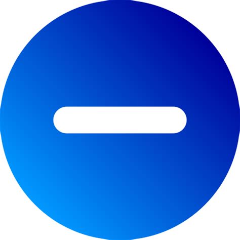 Icono De Signo Menos Generic Flat Gradient