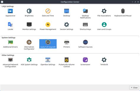 Chapter LXQt Configuration Center Lubuntu Manual Documentation
