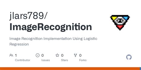Github Jlars789imagerecognition Image Recognition Implementation