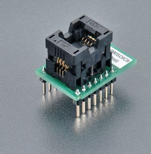DIL8W SOIC8 ZIF 200mil Programming Adapter Elnec