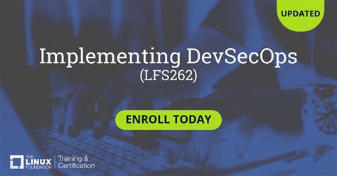 The Linux Foundation On Linkedin Implementing Devsecops Lfs262 Linux Foundation Training