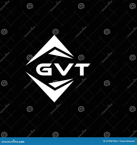 Gvt Abstract Technology Logo Design On Black Background Gvt Creative
