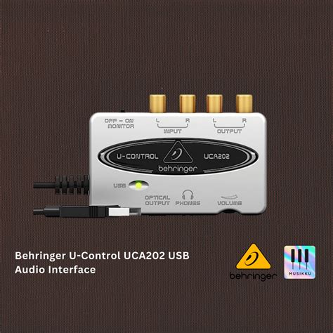 Jual Behringer Uca202 Ultra Low Latency 2 In 2 Out Usb Audio Interface Shopee Indonesia