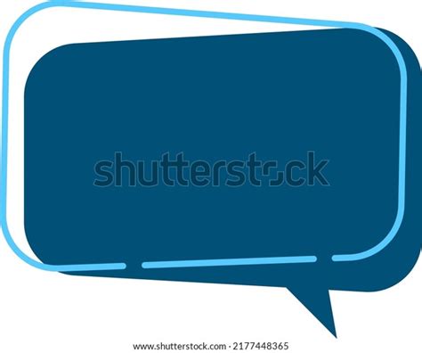 Vector Speech Bubble Dialog Box Icon Stock Vector Royalty Free Shutterstock
