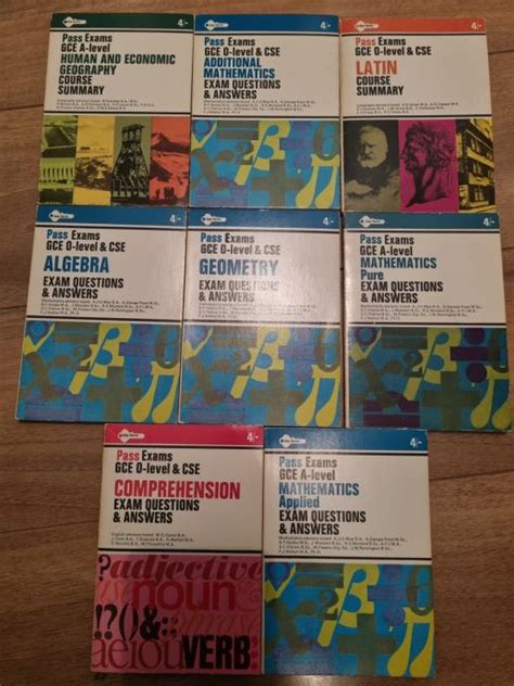 Pass Exams Gce A Level 0 Level Cse